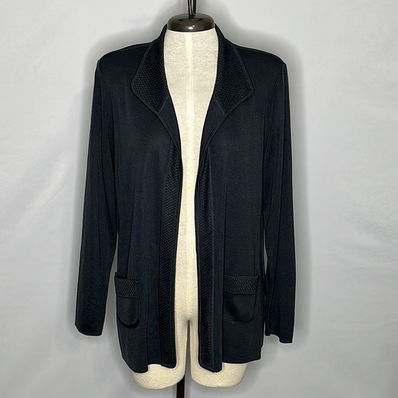 Misook | Jackets & Coats | Exclusively Misook Acrylic Open Front Jacket ...